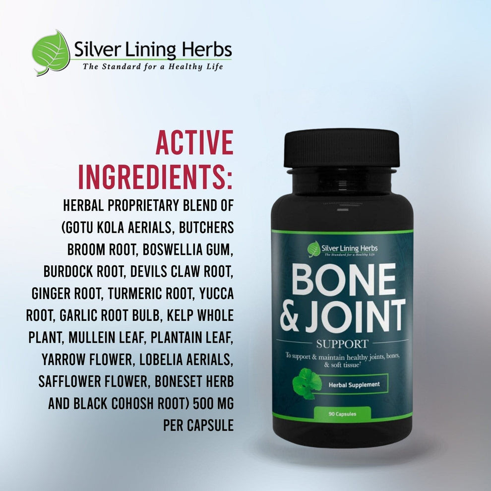Herbal Bone & Joint Support — Natural Mobility Health Aid – Silver ...